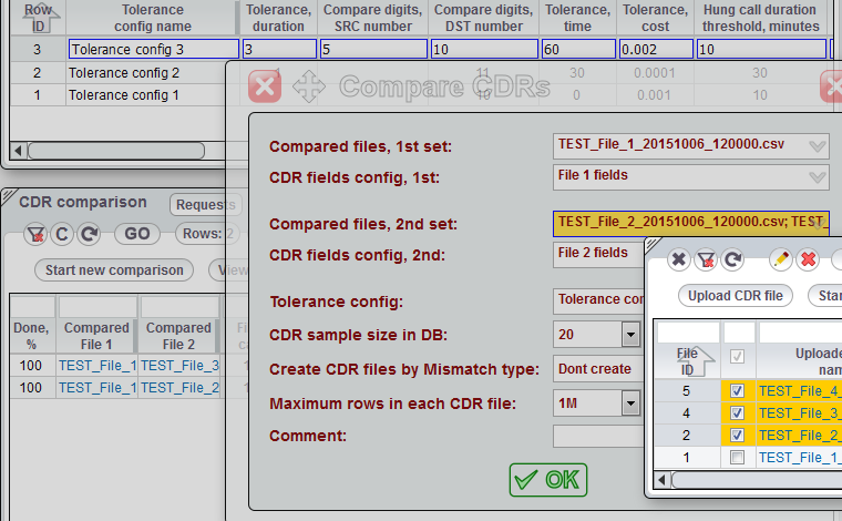 5gVision - CDR comparison