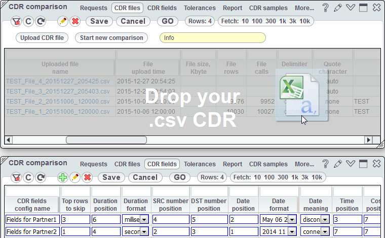 5gVision - CDR comparison
